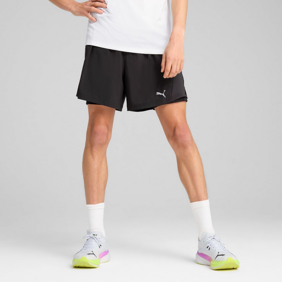 Short Puma Run Velocity 2 En 1 De Hombre - Sporting